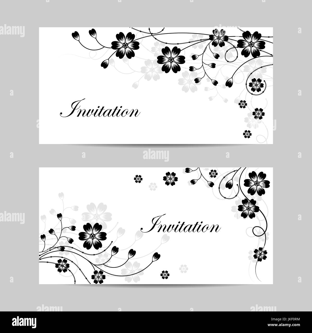 Beautiful horizontal banner white Black and White Stock Photos & Images ...