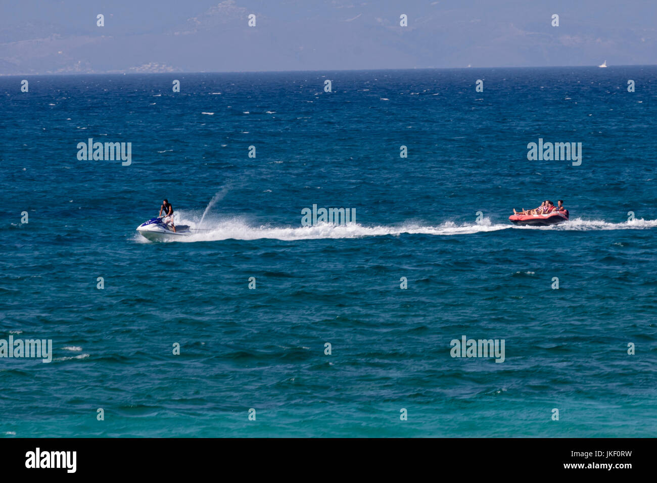 Funny activities on the sea Stock Photo - Alamy