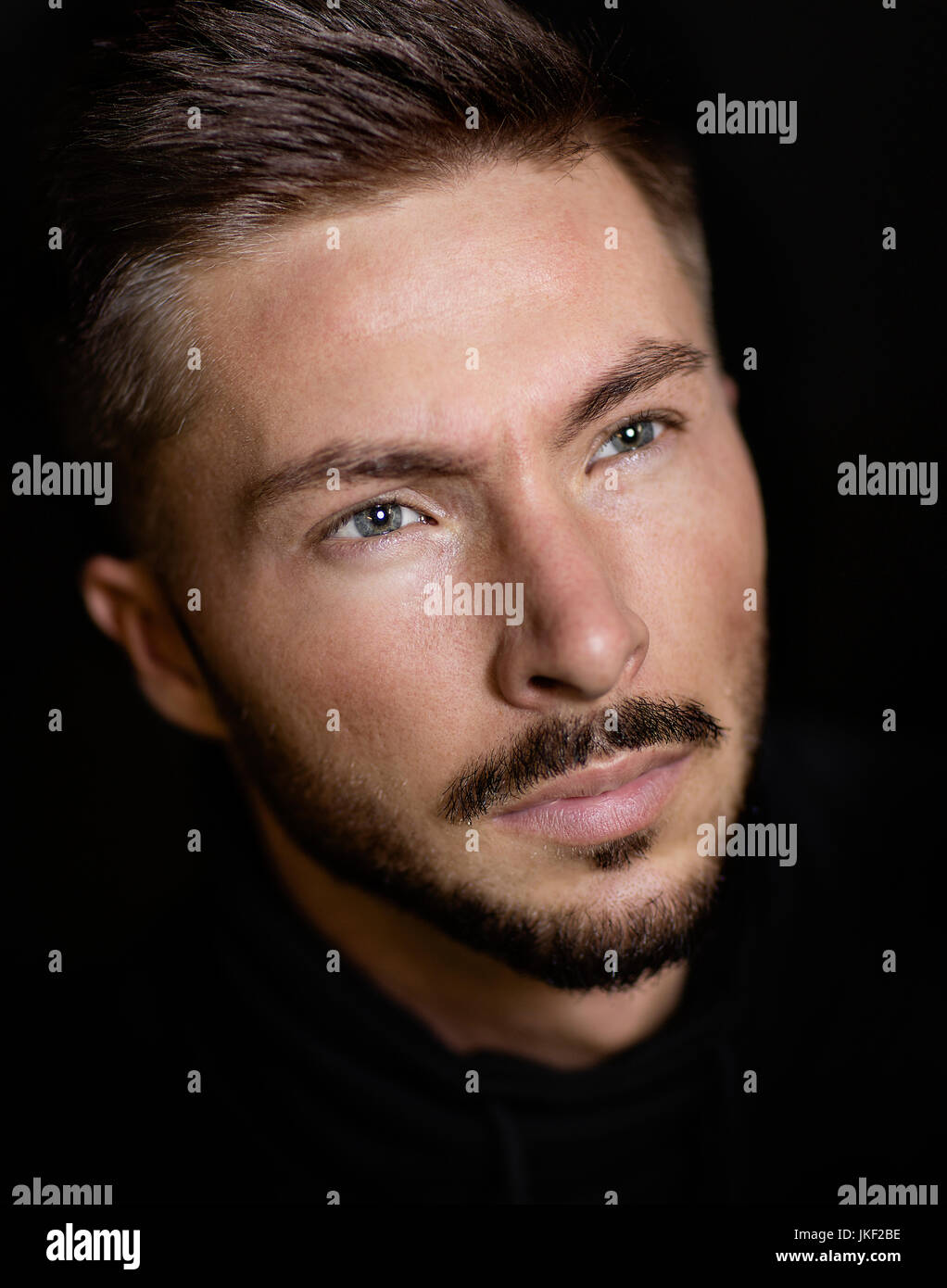Portrait of bearded man Stock Photo - Alamy