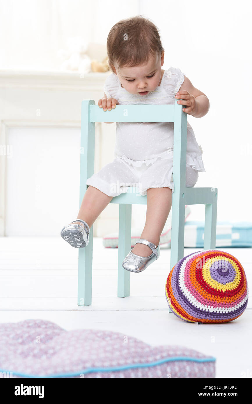 Baby with ball hi-res stock photography and images - Alamy