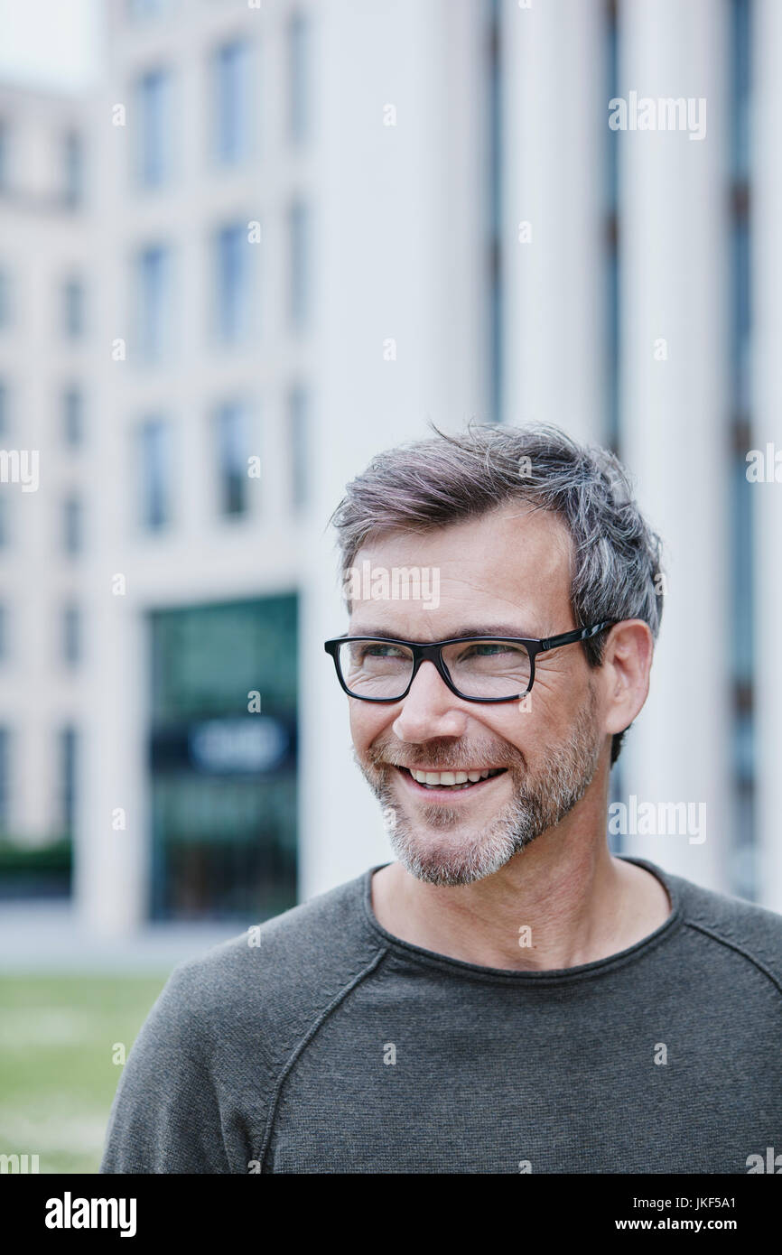 Confident mature man outdoors Stock Photo - Alamy