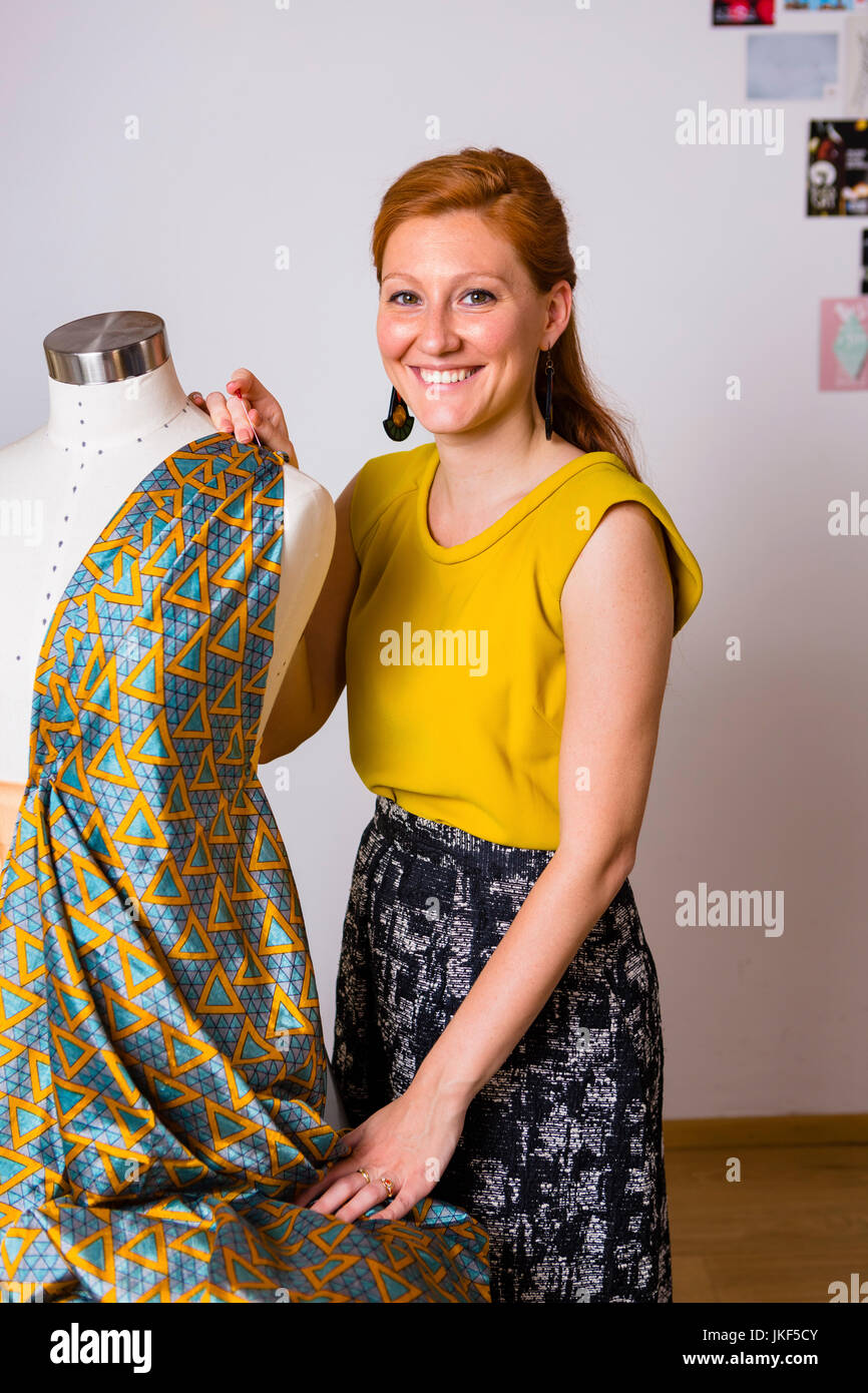 Portrait of fashion designer Stock Photo - Alamy