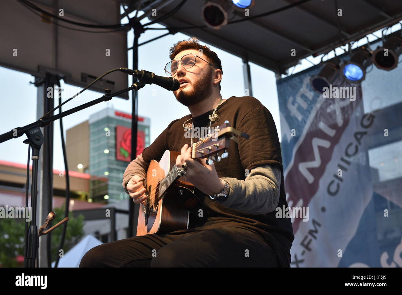 Eric and Kathy's Concert For The Kids at MB Financial Park in Rosemont Featuring: James Arthur ...