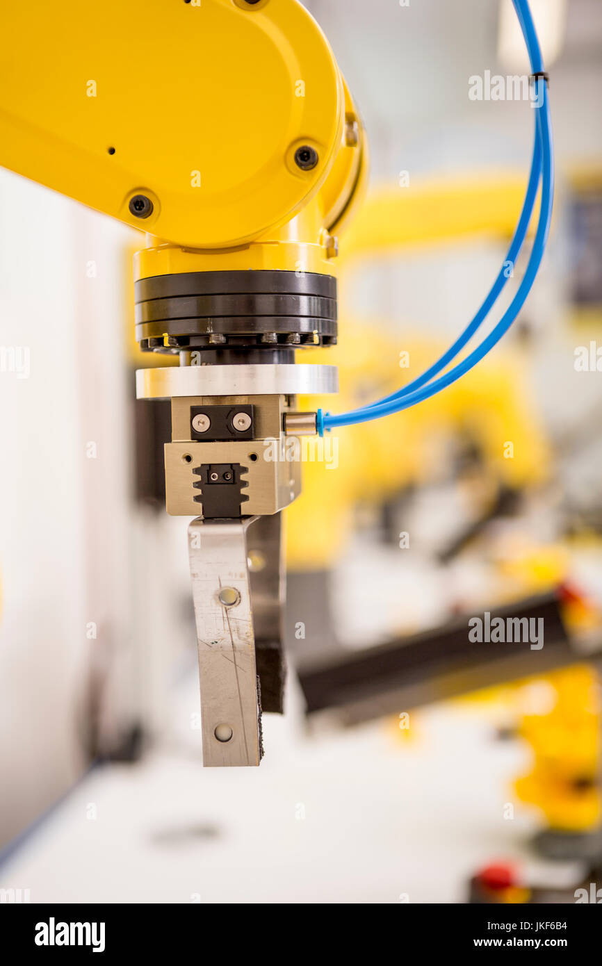 Detail of industrial robot Stock Photo - Alamy