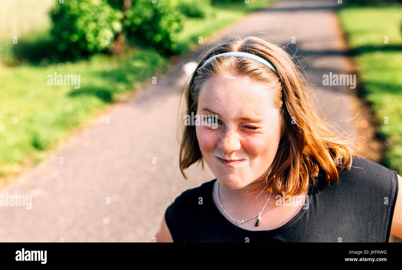 Freckled faces hi-res stock photography and images - Alamy
