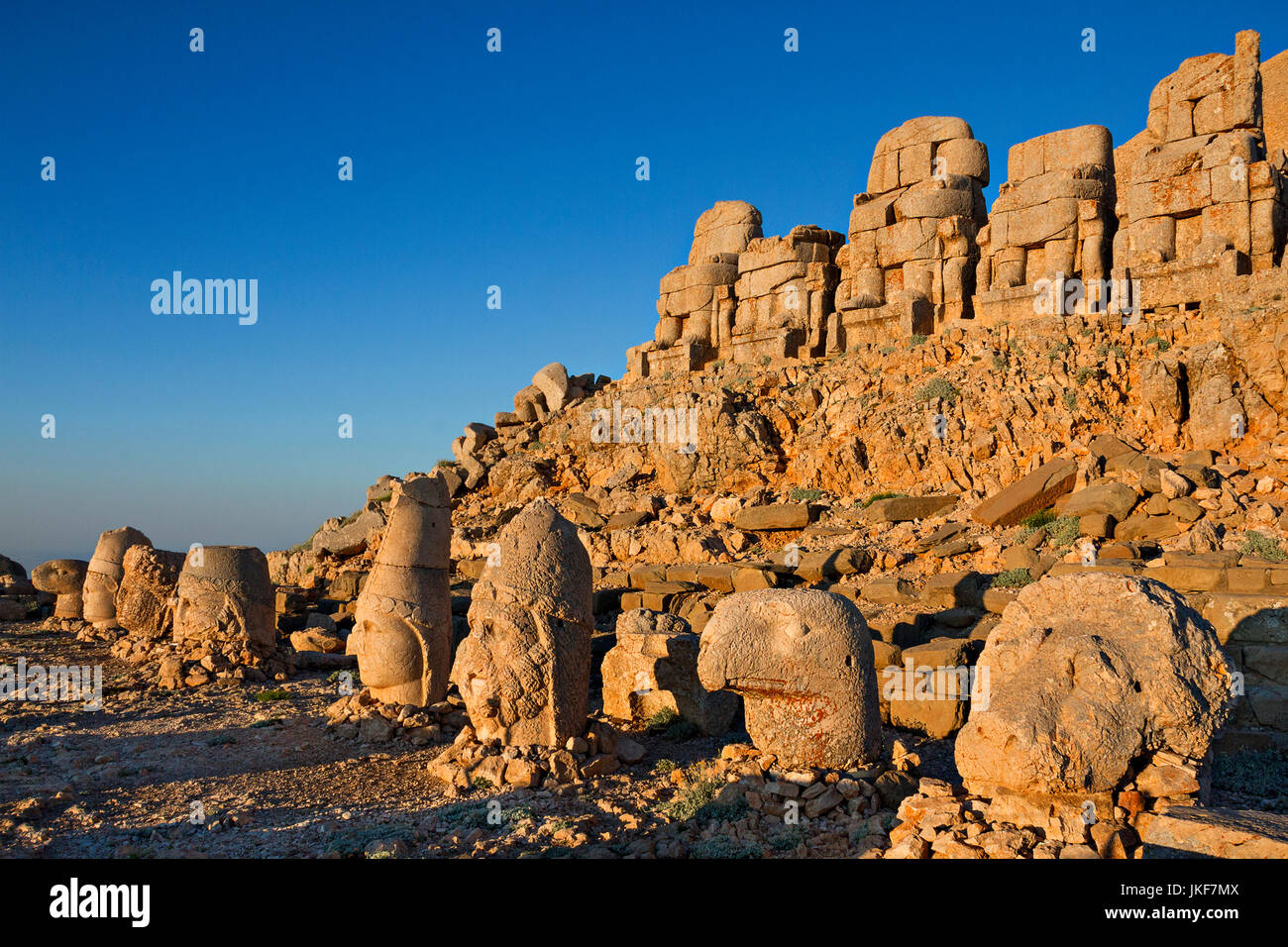 Nemrut Mountain Sanctuary, ruins of the Commagene civilization site ...
