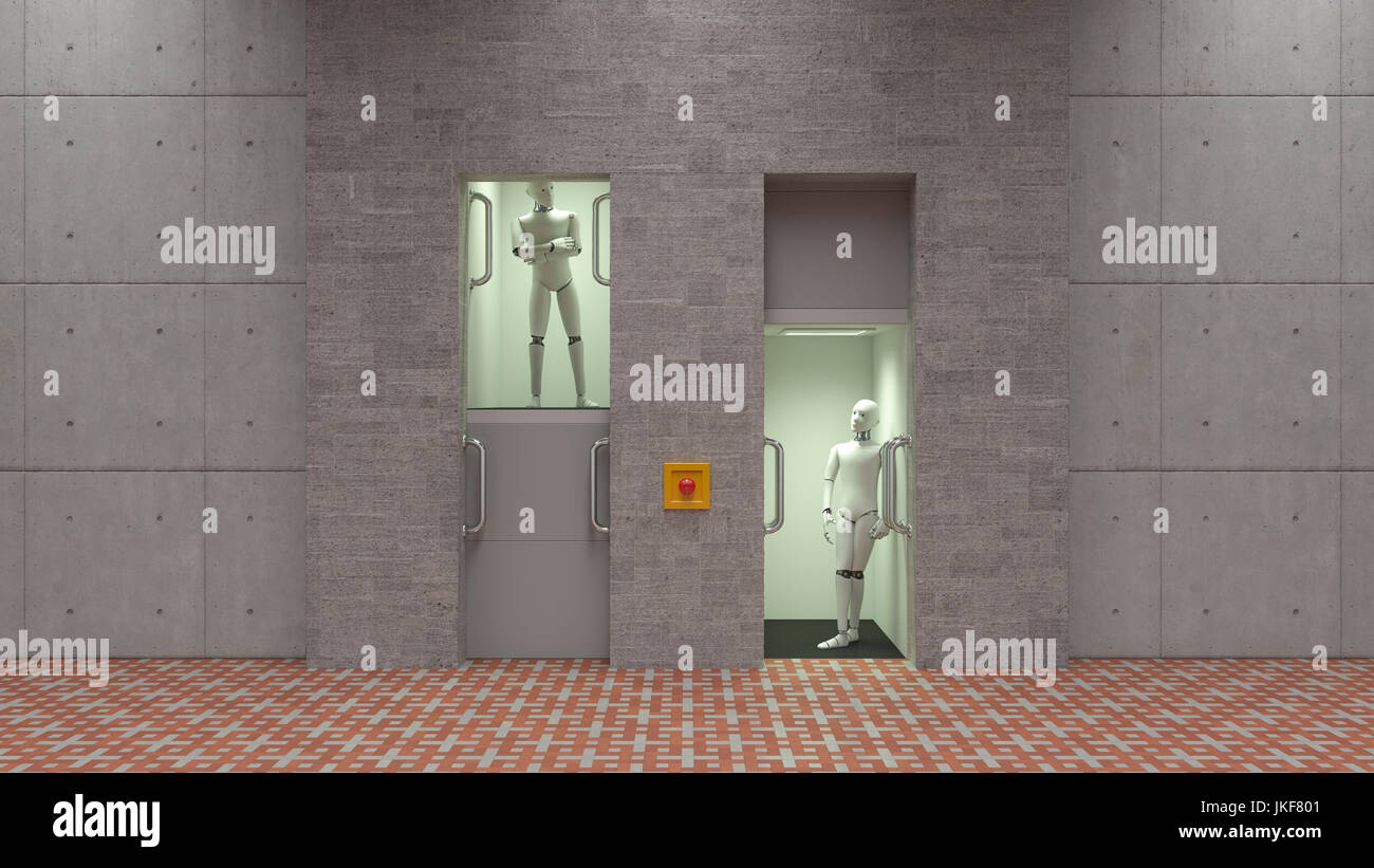 Paternoster lift hi-res stock photography and images - Alamy