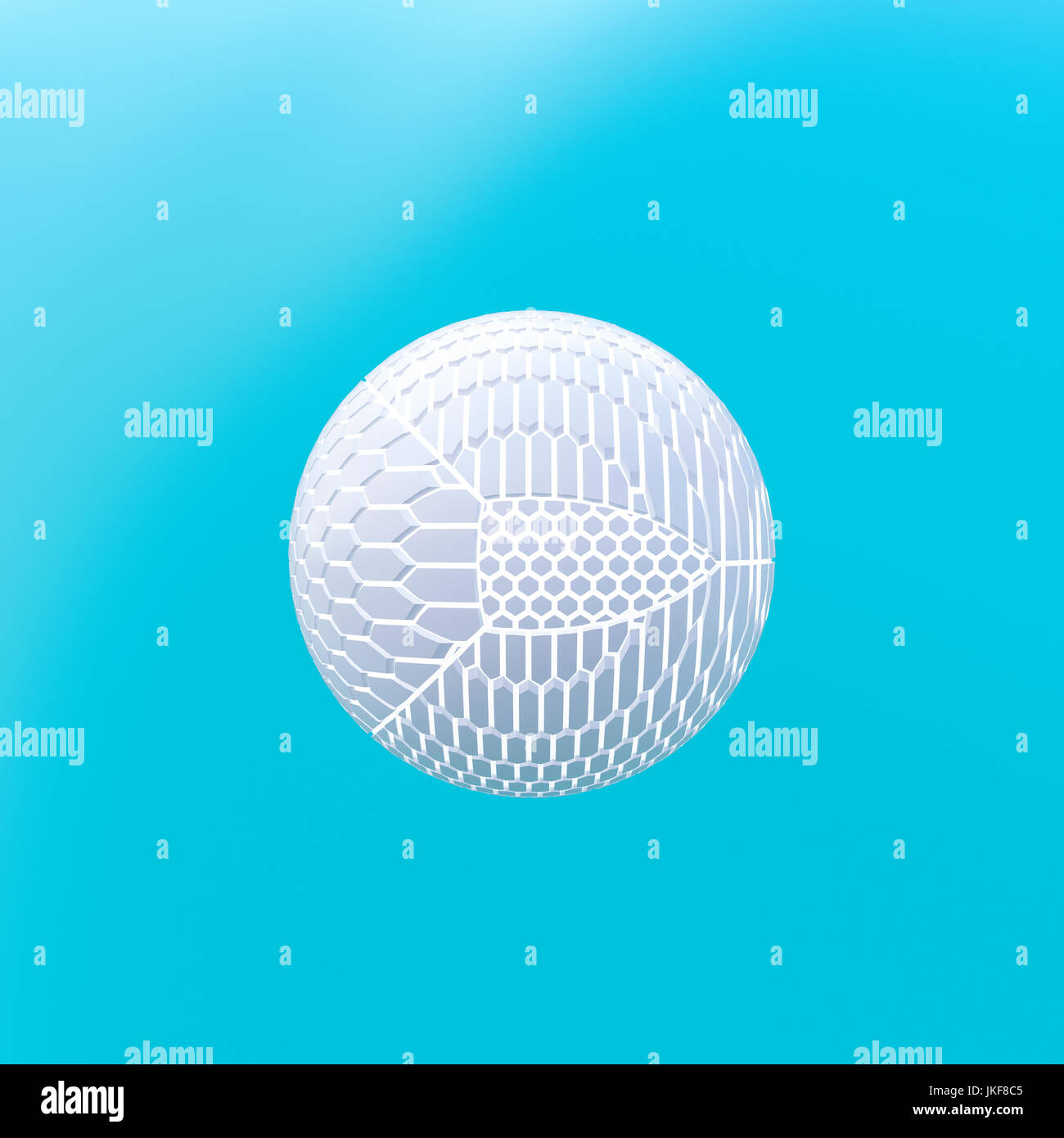 3D Rendering, Sphere shaped from various fragments Stock Photo - Alamy