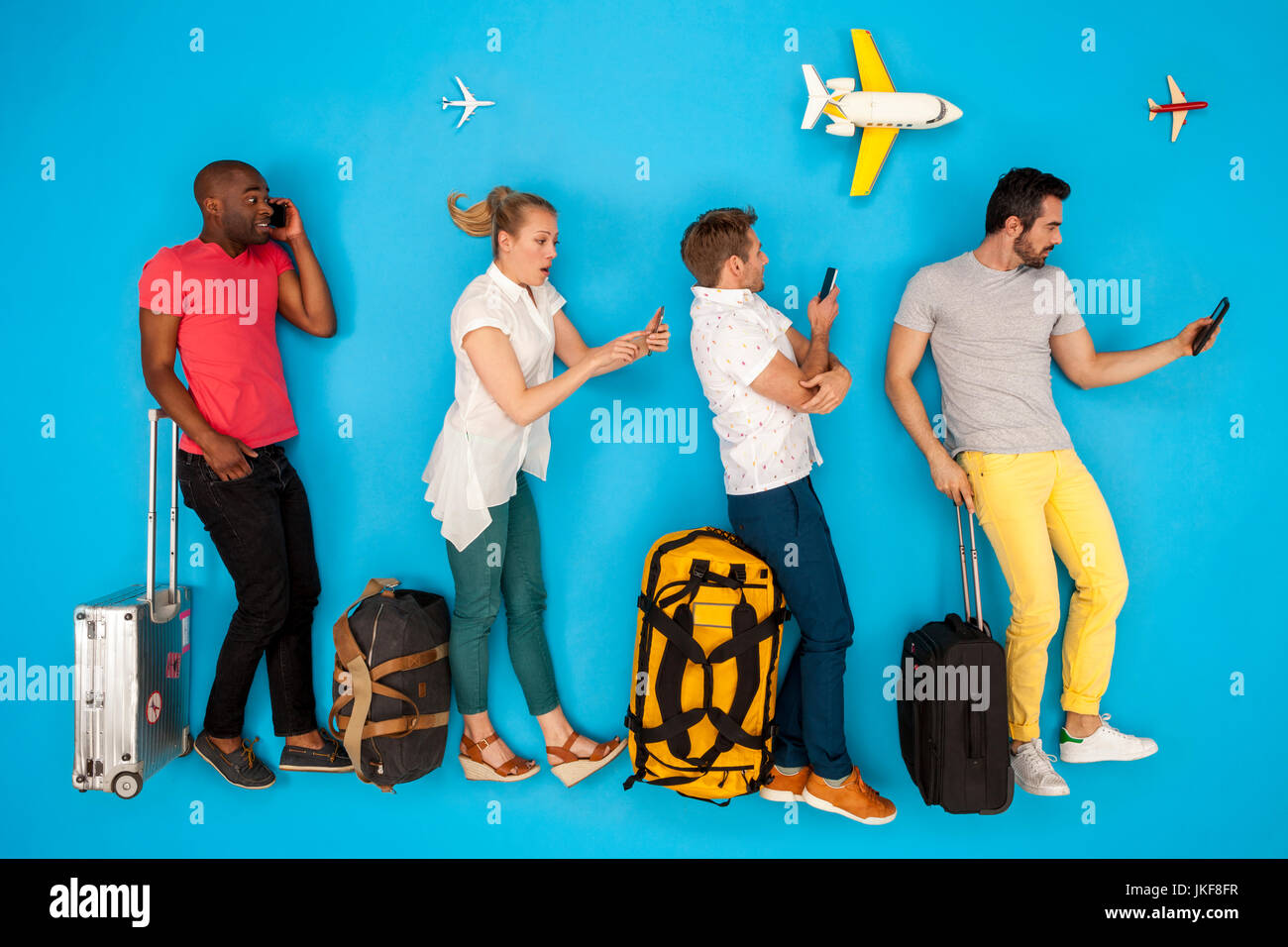 People queuing using hi-res stock photography and images - Alamy