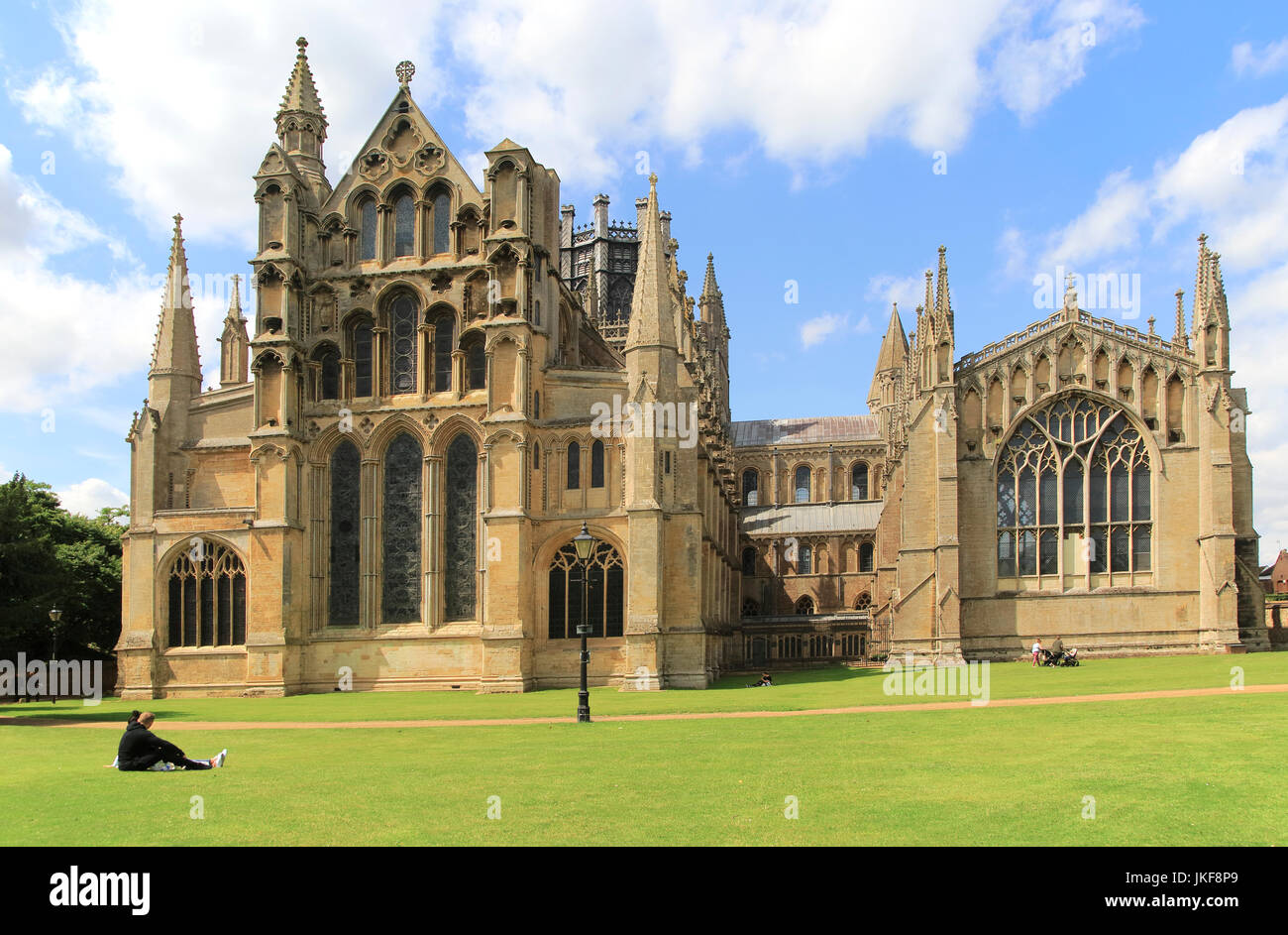 Eastern end of Ely cathedral church, Ely, Cambridgeshire, England, UK ...