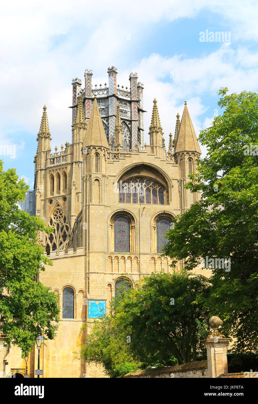 The Octagon tower Ely cathedral church, Ely, Cambridgeshire, England ...