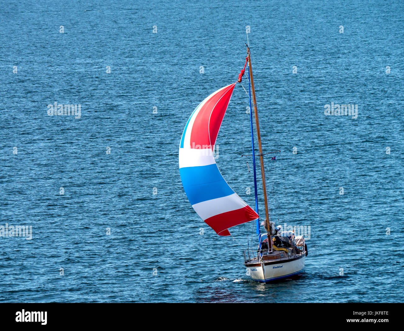 Spinnaker Sail Boat Stock Photo - Alamy