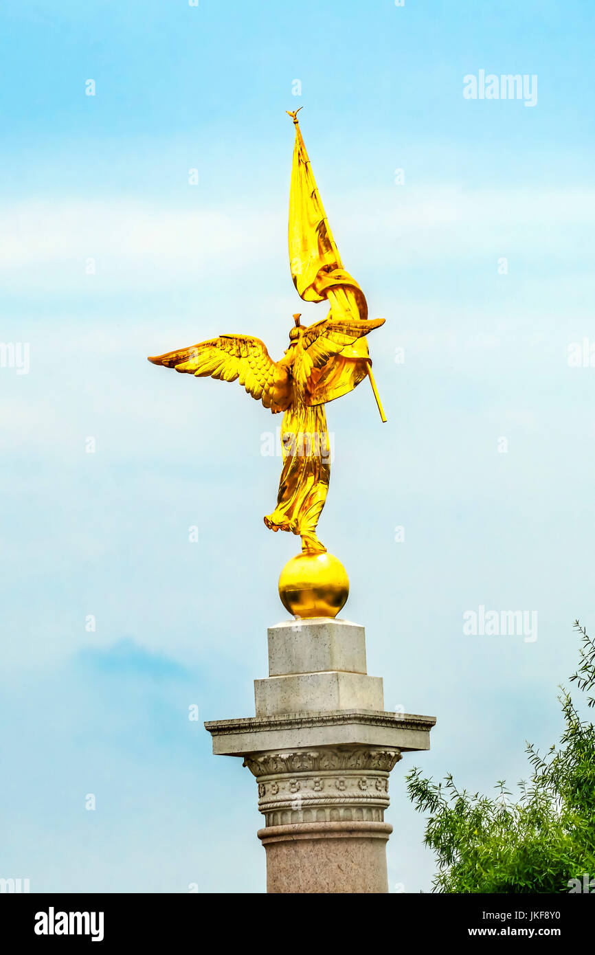Golden Winged Victory Statue First Division Army World War 1 Memorial ...