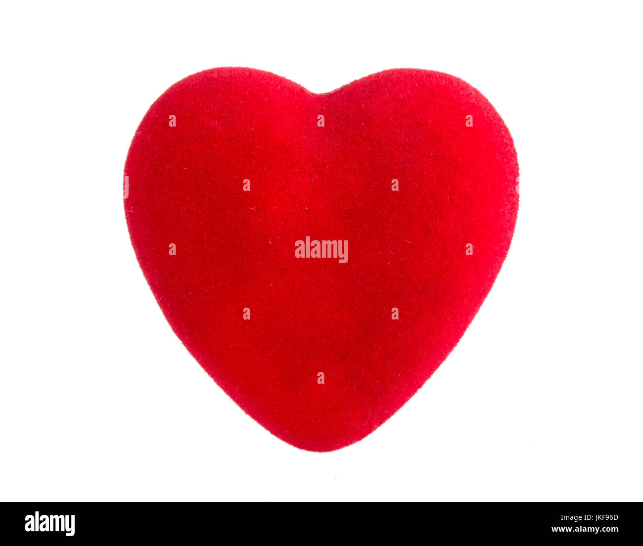Red heart isolated on white background Stock Photo - Alamy