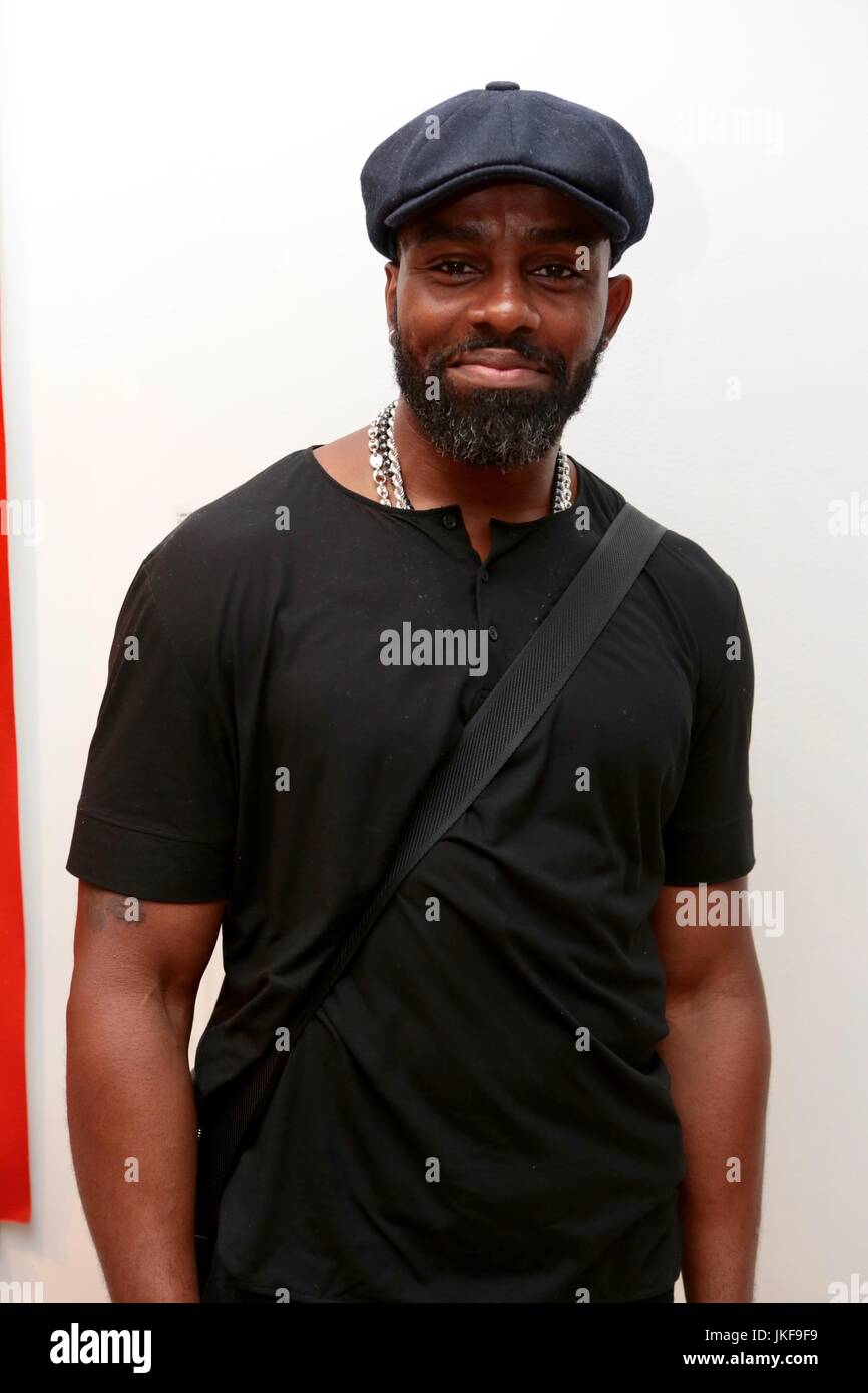 Guests attend Private View as African artist presents his collection of ...