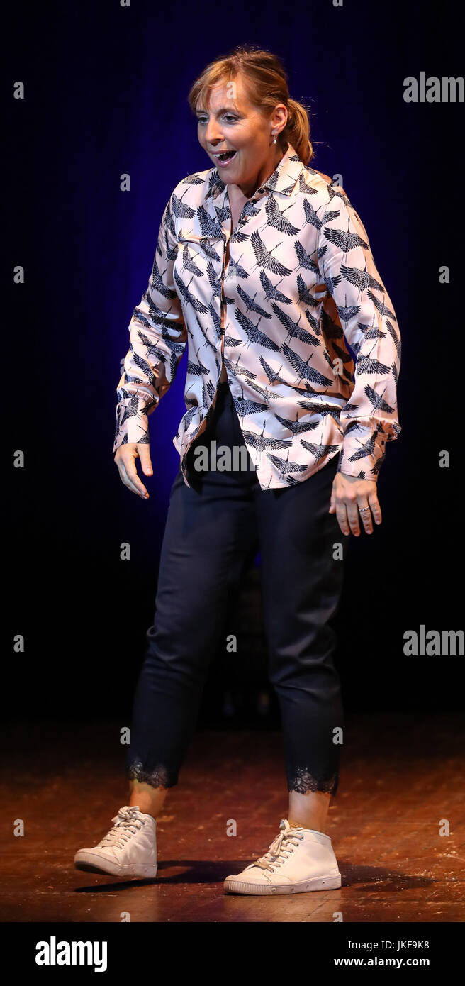 French and Saunders in conversation with Mel Giedroyc at the Colton ...