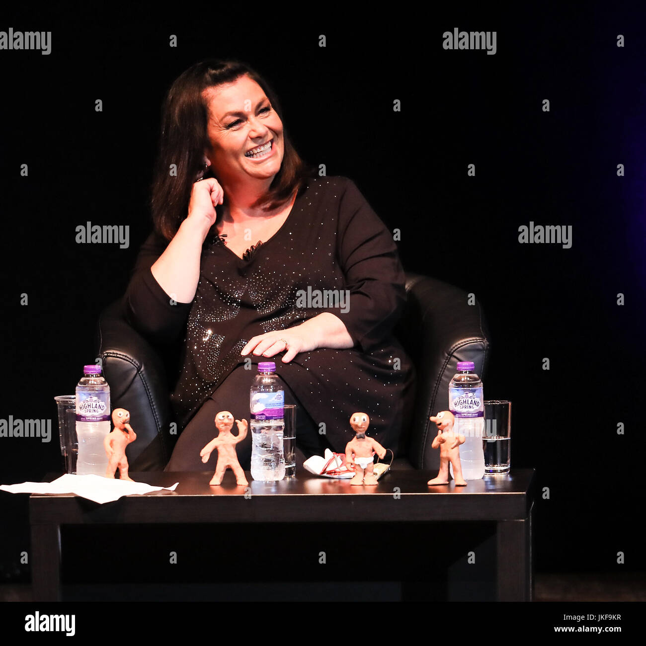 French and Saunders in conversation with Mel Giedroyc at the Colton ...