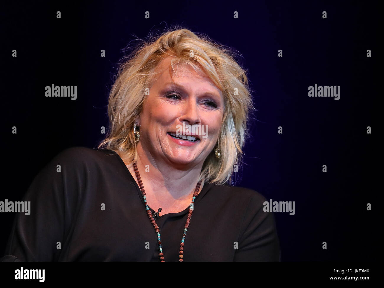 French and Saunders in conversation with Mel Giedroyc at the Colton ...