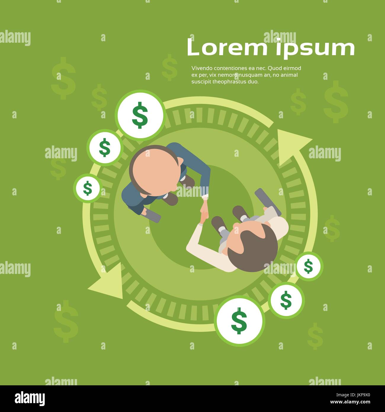 Two Businessman Hand Shake Top Angle View, Business Man Handshake ...