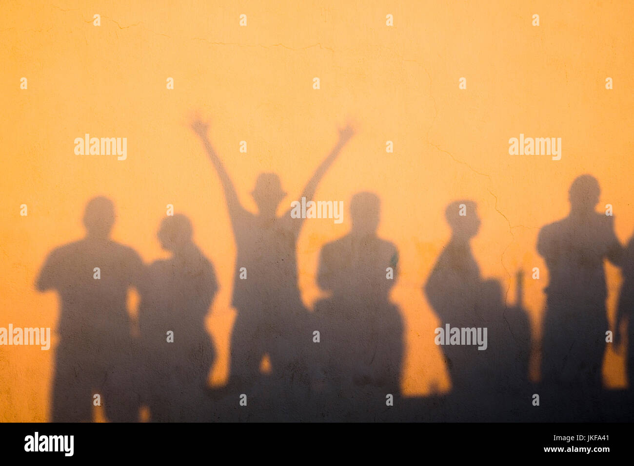 Group of people shadow image hi-res stock photography and images - Alamy