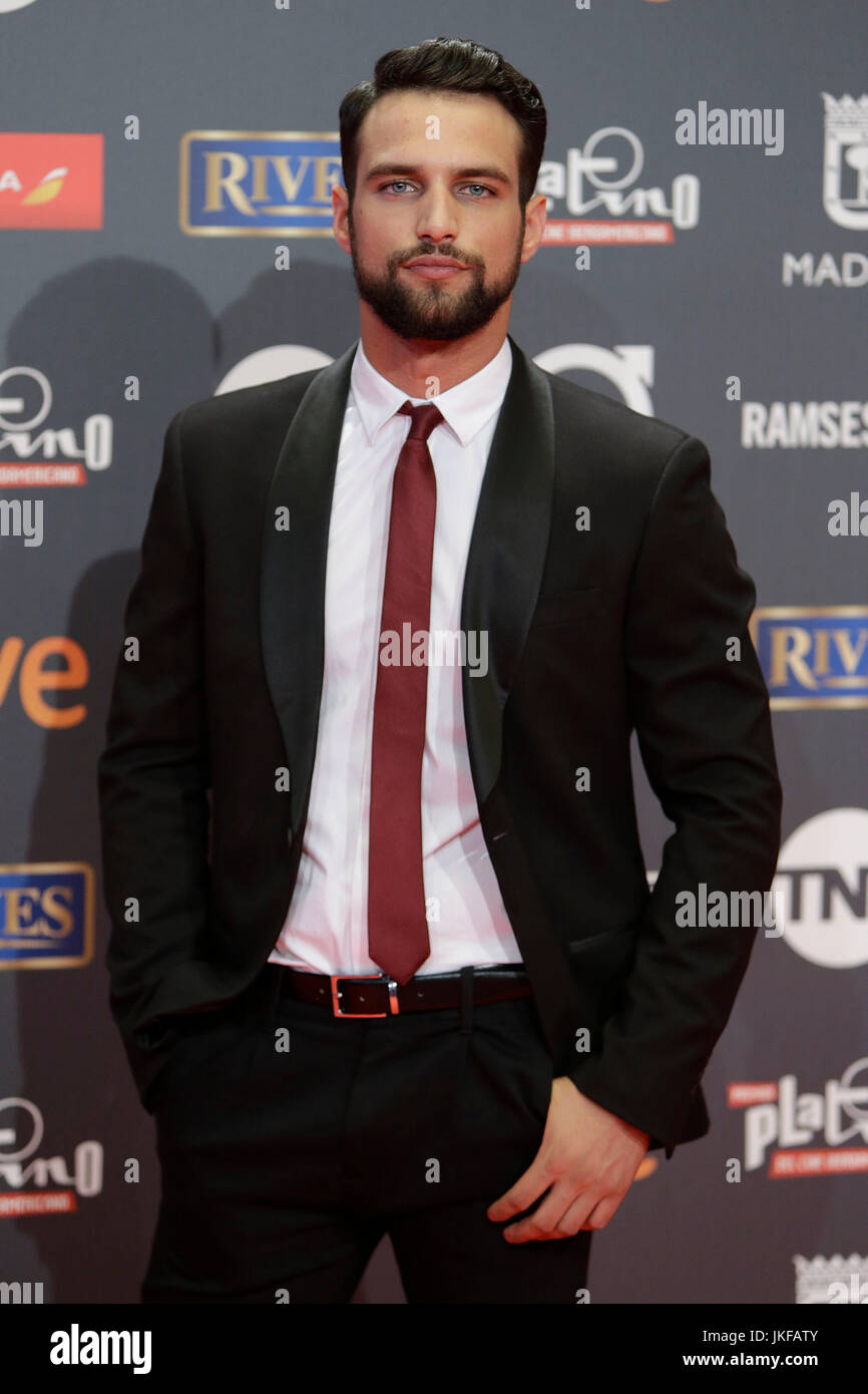 Actor Jesus Castro during photocall the Platino Awards 2017 in Madrid ...