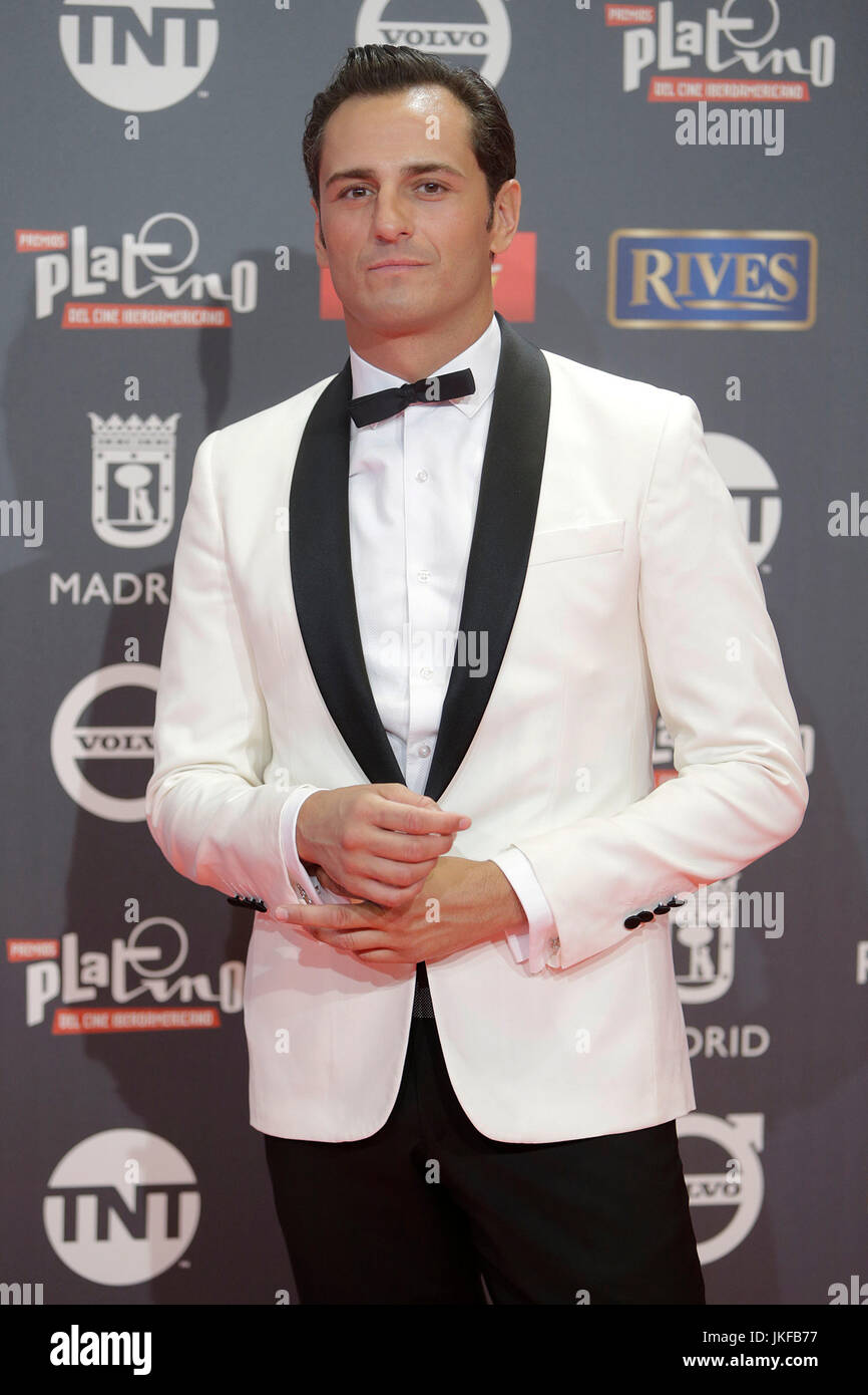 Acto Asier Etxeandia during photocall the Platino Awards 2017 in Madrid ...