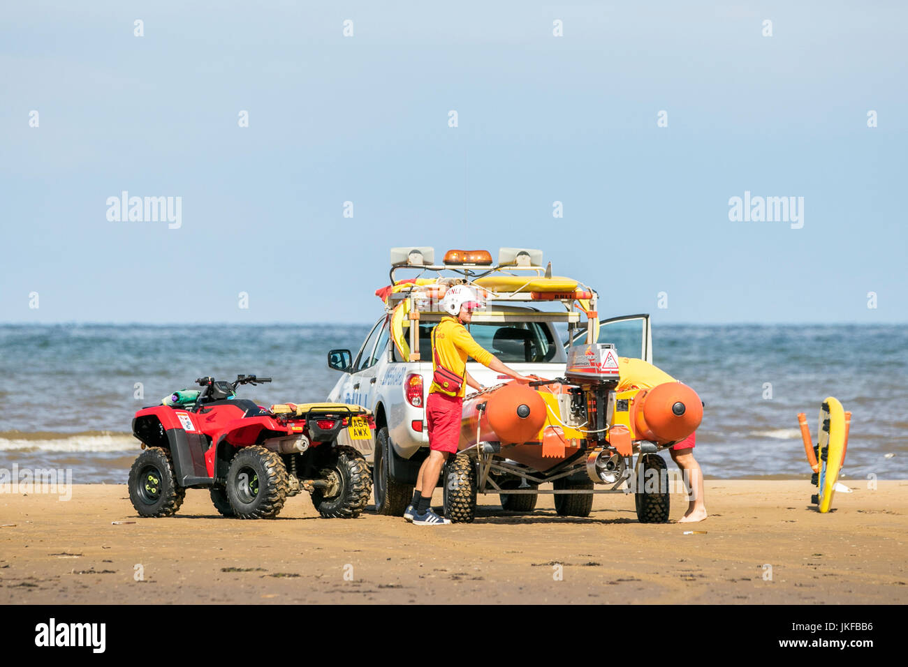 RNLI lifeguard team, sea save rescue rescuer emergency drown drowning ...