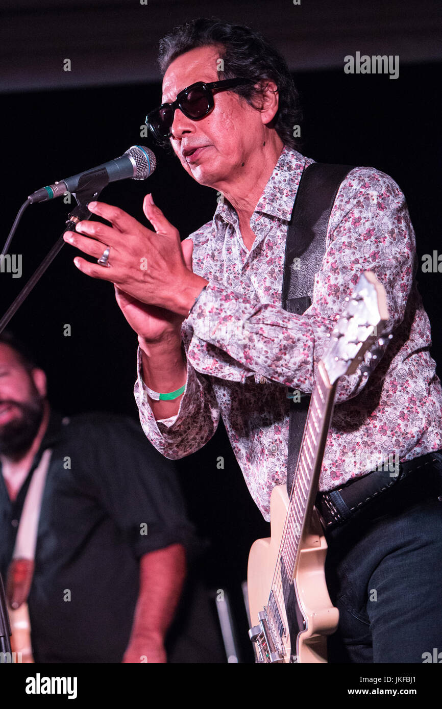 Baveno Italy. 22th July 2017. The American singer-songwriter ALEJANDRO ...