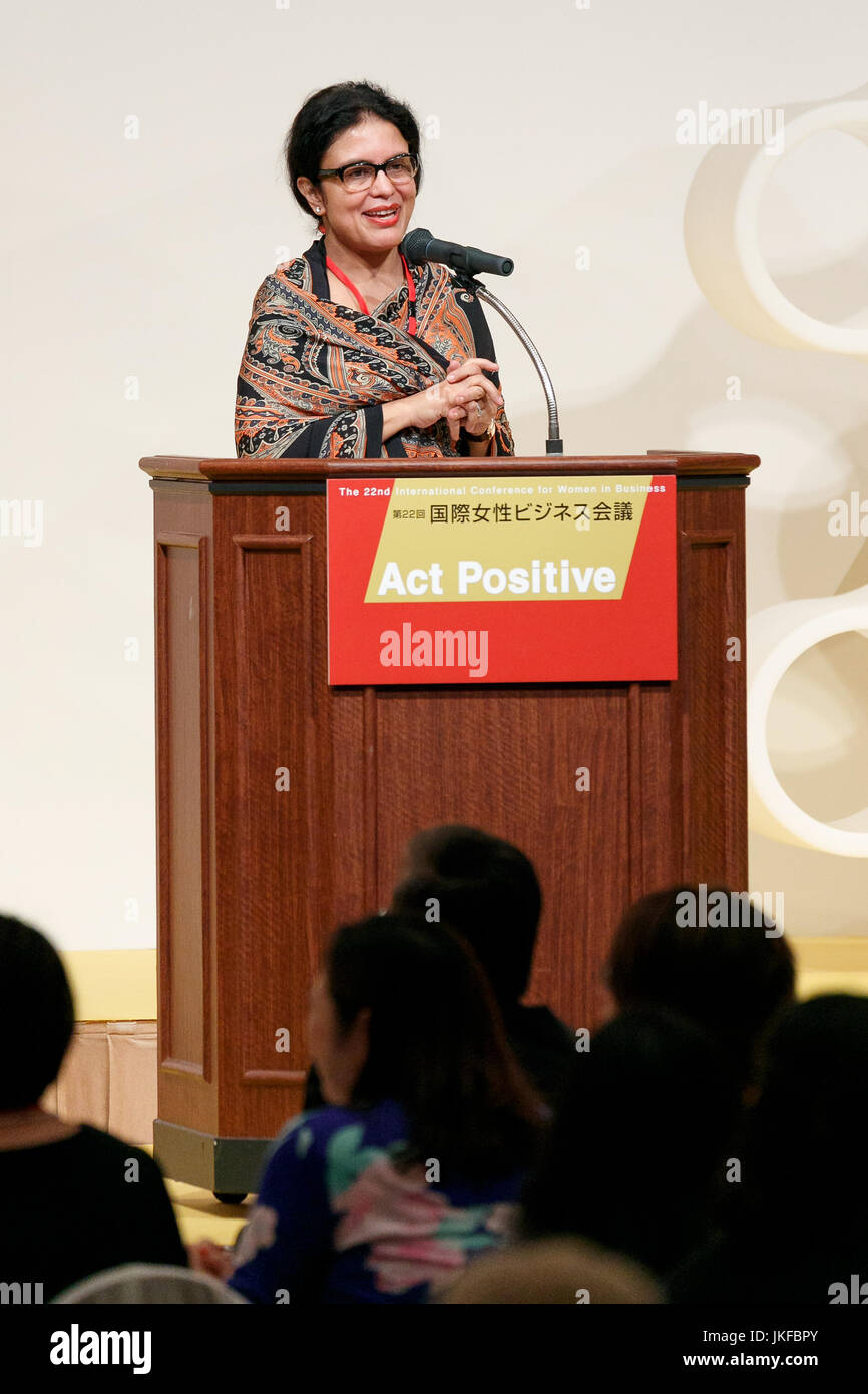 Rubana Huq Managing Director of Mohammadi Group, speaks during the 22nd ...