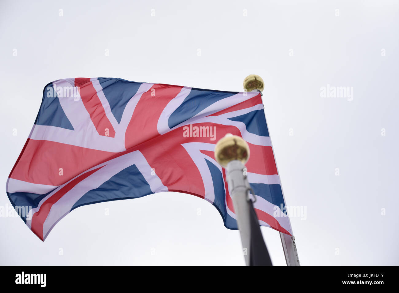 Receiving flag hi-res stock photography and images - Alamy