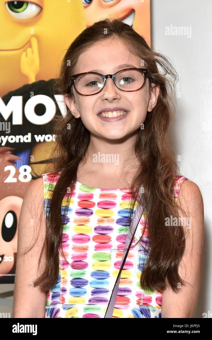 Aviva Winick at arrivals for THE EMOJI MOVIE Premiere, New York ...
