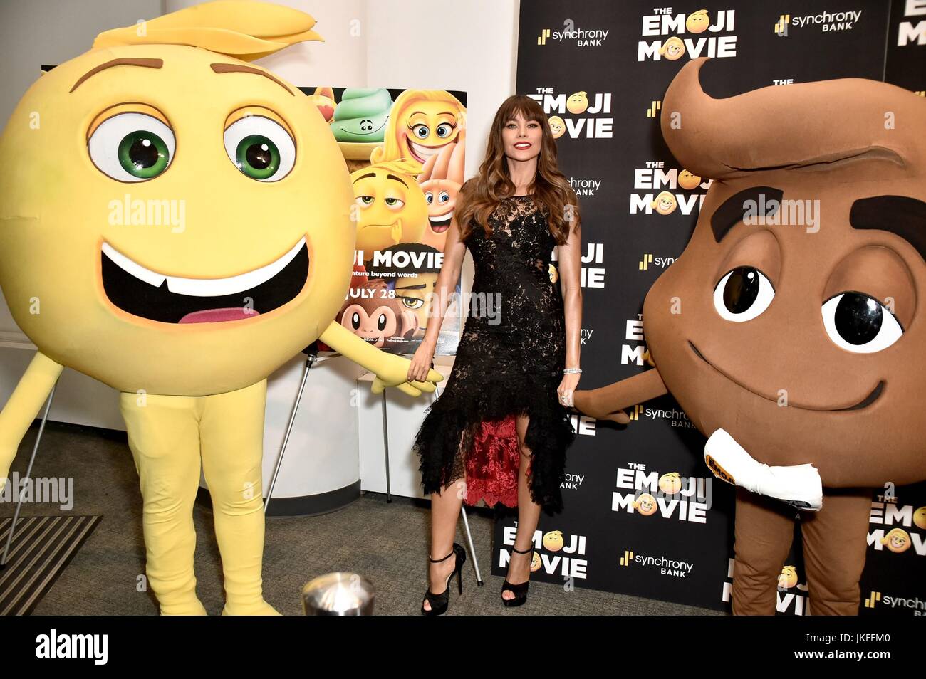 Sofía Vergara at arrivals for THE EMOJI MOVIE Premiere, New York ...