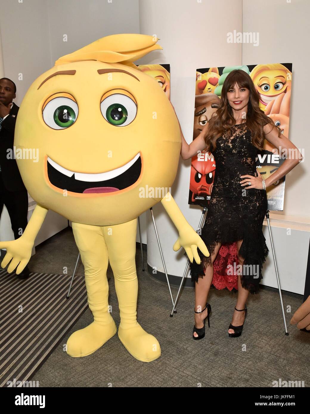 Sofía Vergara at arrivals for THE EMOJI MOVIE Premiere, New York ...