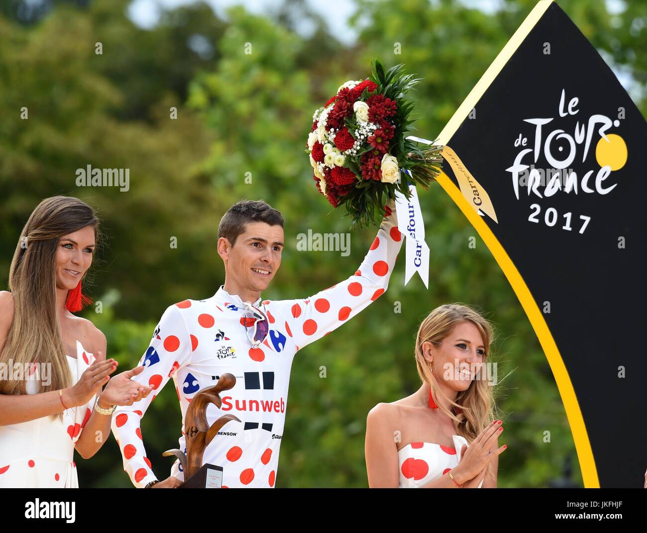 Paris, France. 23rd July, 2017. ; BARGUIL Warren of Team Sunweb ...