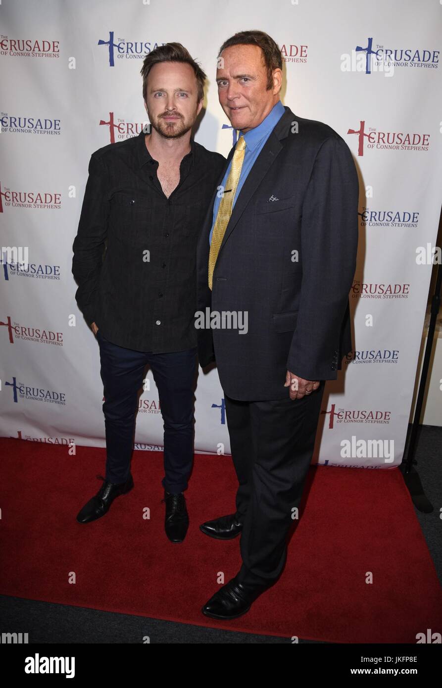 New York, NY, USA. 23rd July, 2017. Aaron Paul, James Kiberd, at ...