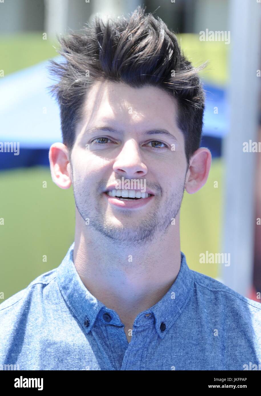 Hunter March at arrivals for THE EMOJI MOVIE Premiere, Regency Village ...