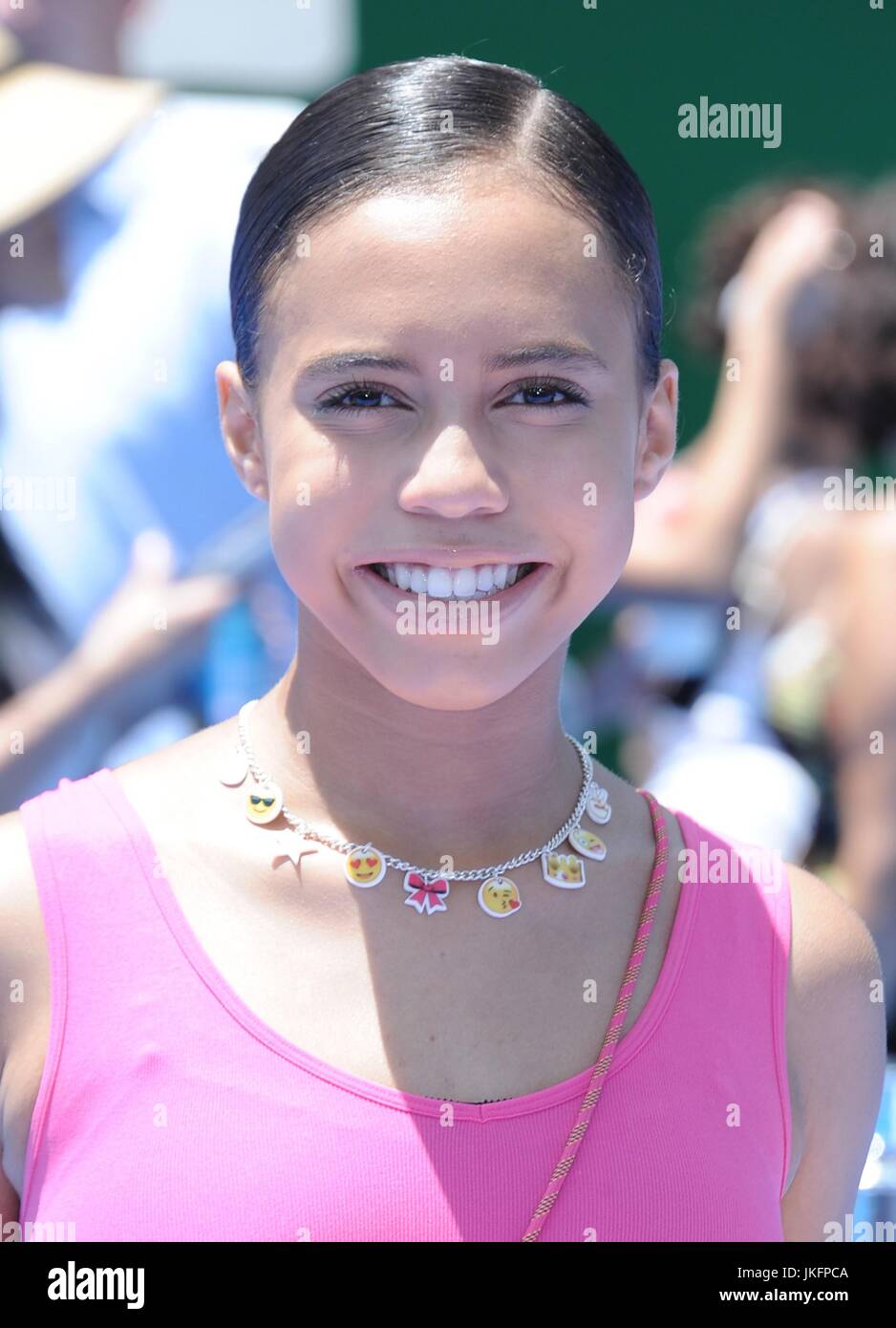 Asia Monet Ray at arrivals for THE EMOJI MOVIE Premiere, Regency ...