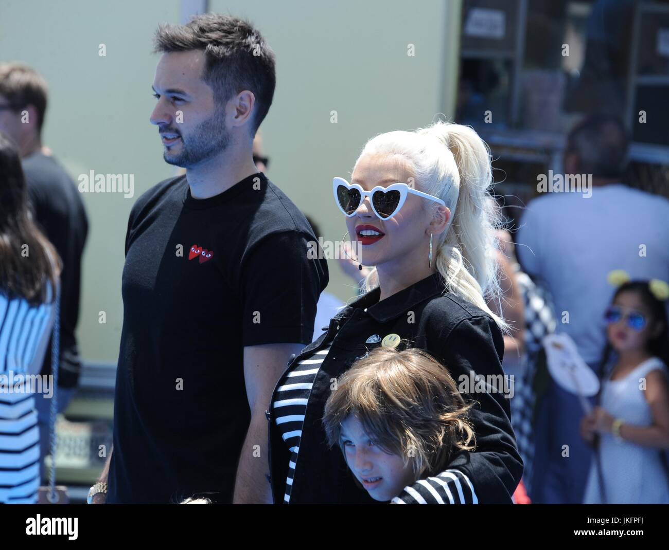 Los Angeles, CA, USA. 23rd July, 2017. Christina Aguilera, Matthew ...