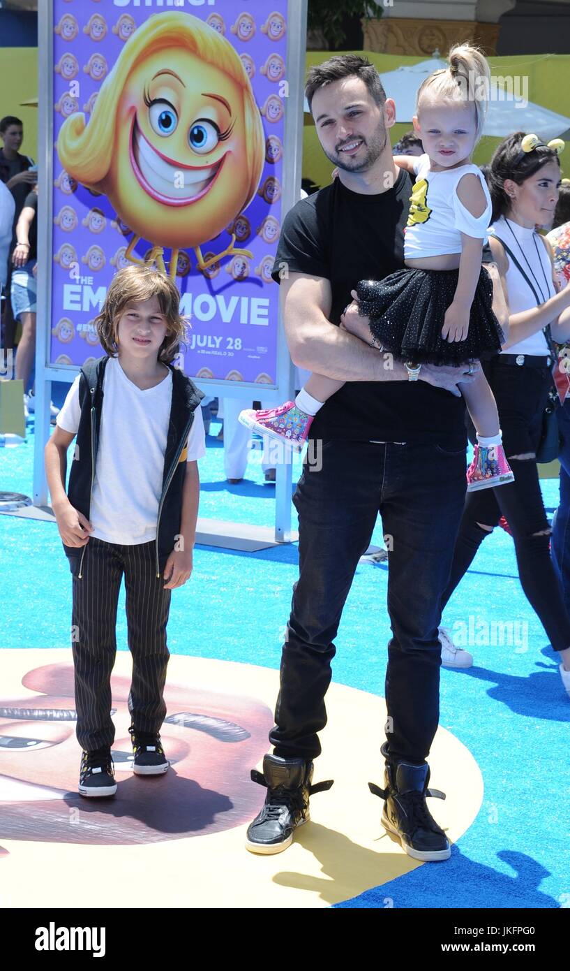Los Angeles, CA, USA. 23rd July, 2017. Matthew Rutler, Children at ...