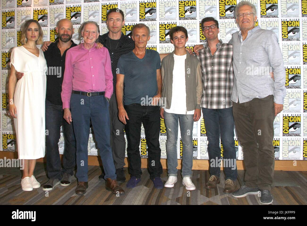 San Diego, CA. 20th July, 2017. The Strain cast and producers in ...