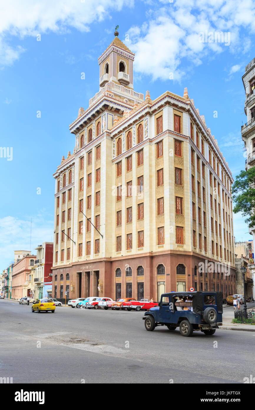 Bacardi Building exterior, Edificio Bacardi, Havana, Cuba Stock Photo ...