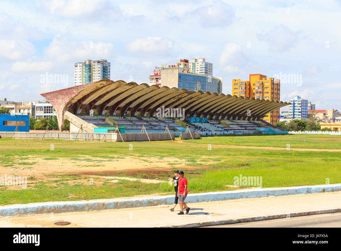 Jose Marti Sports stadium and complex on the Malecon, Havana, Cuba ...