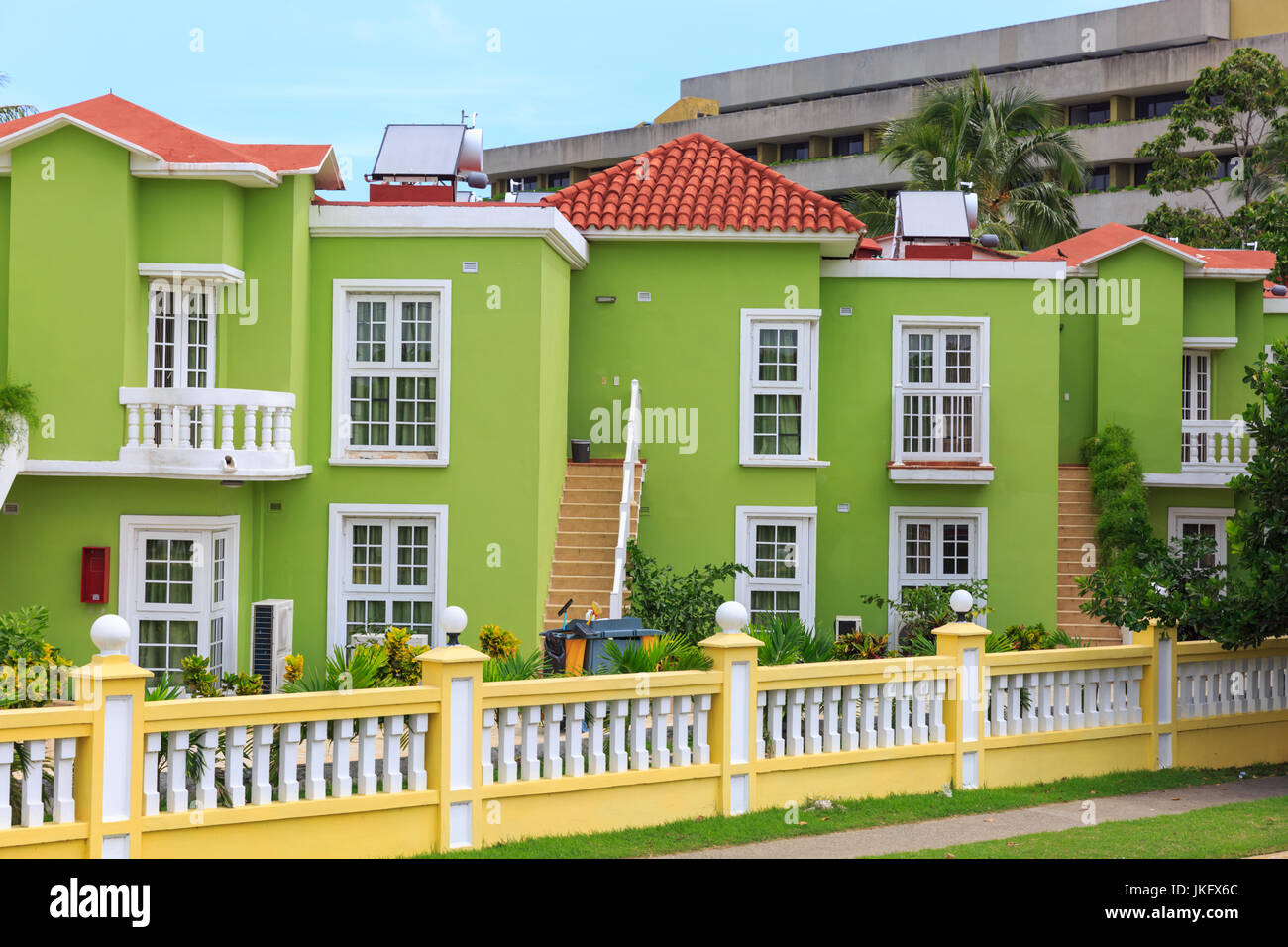 Upmarket, modern new residential buildings in the Miramar suburb of ...