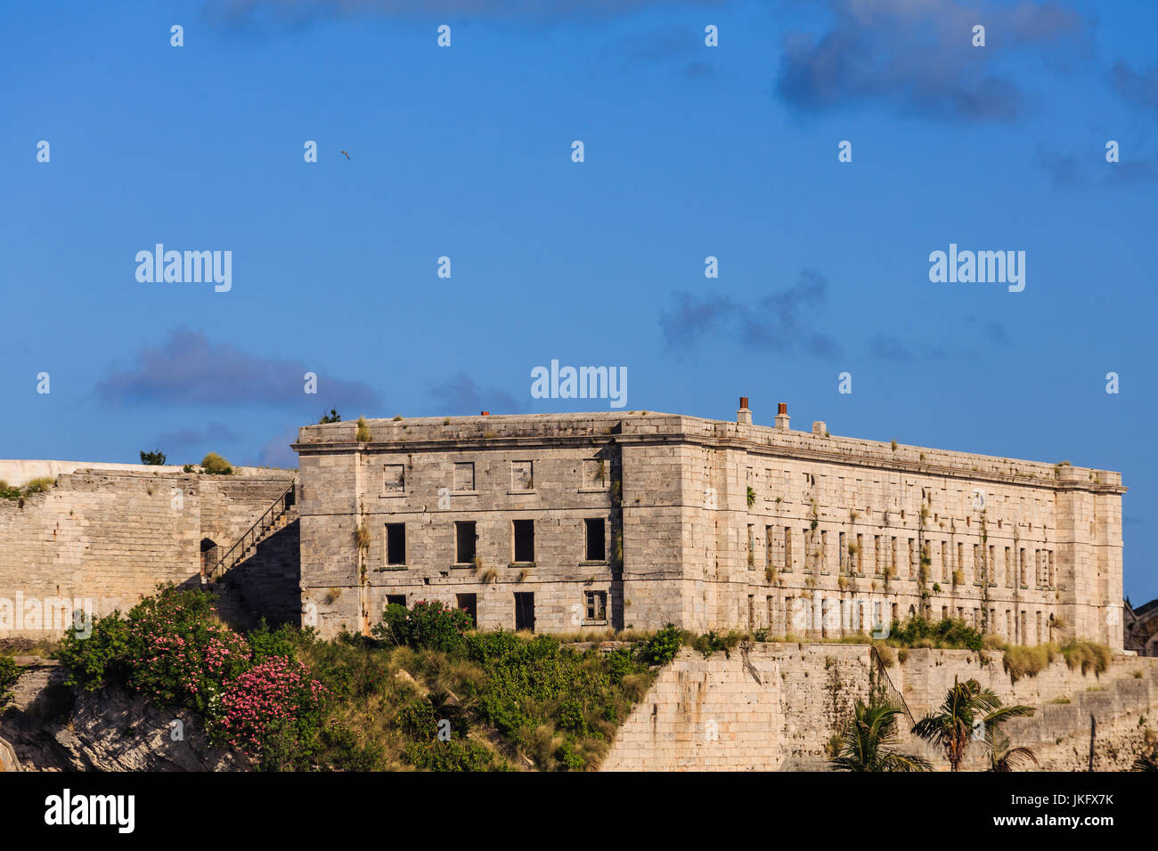 Old prison on Bermuda by Naval Dockyard Stock Photo - Alamy