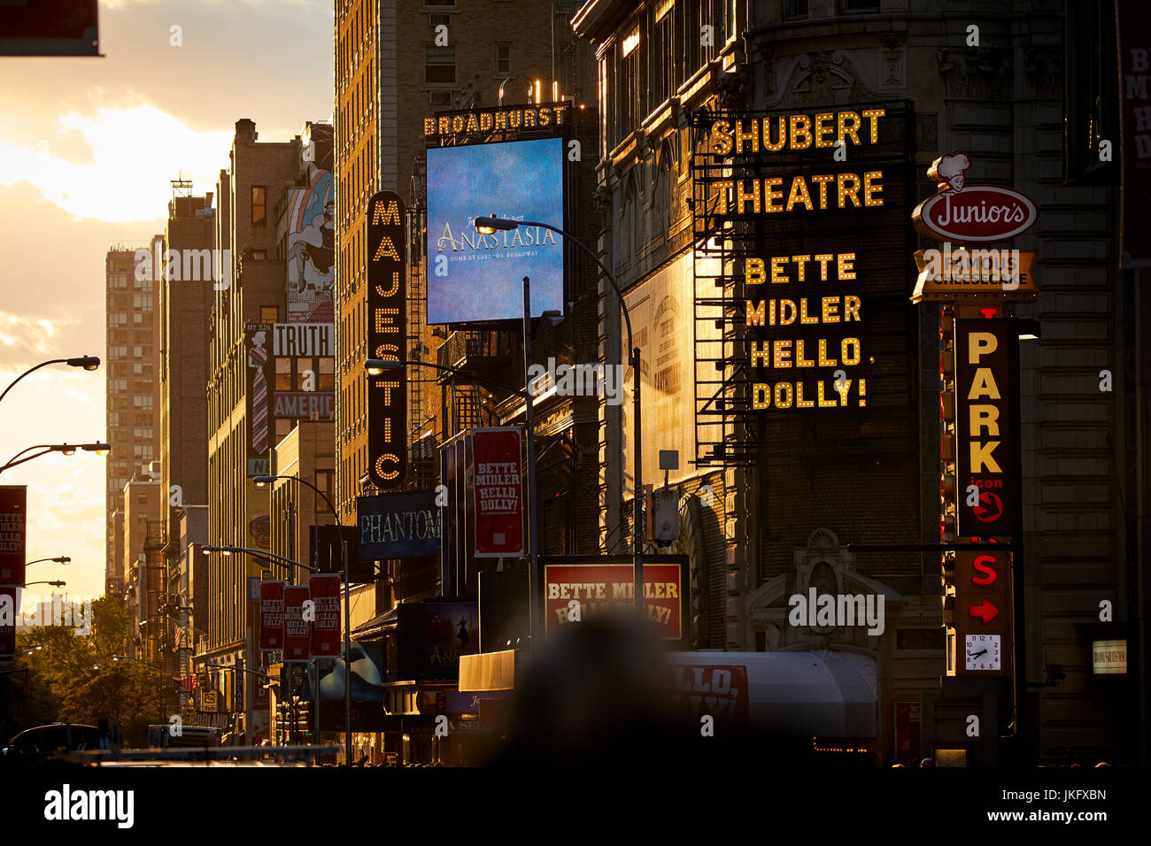 New York City, Manhattan, theatre district of Broadway Stock Photo - Alamy