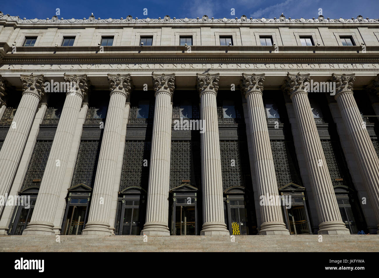New York City, Manhattan, United States, main post office sorting ...