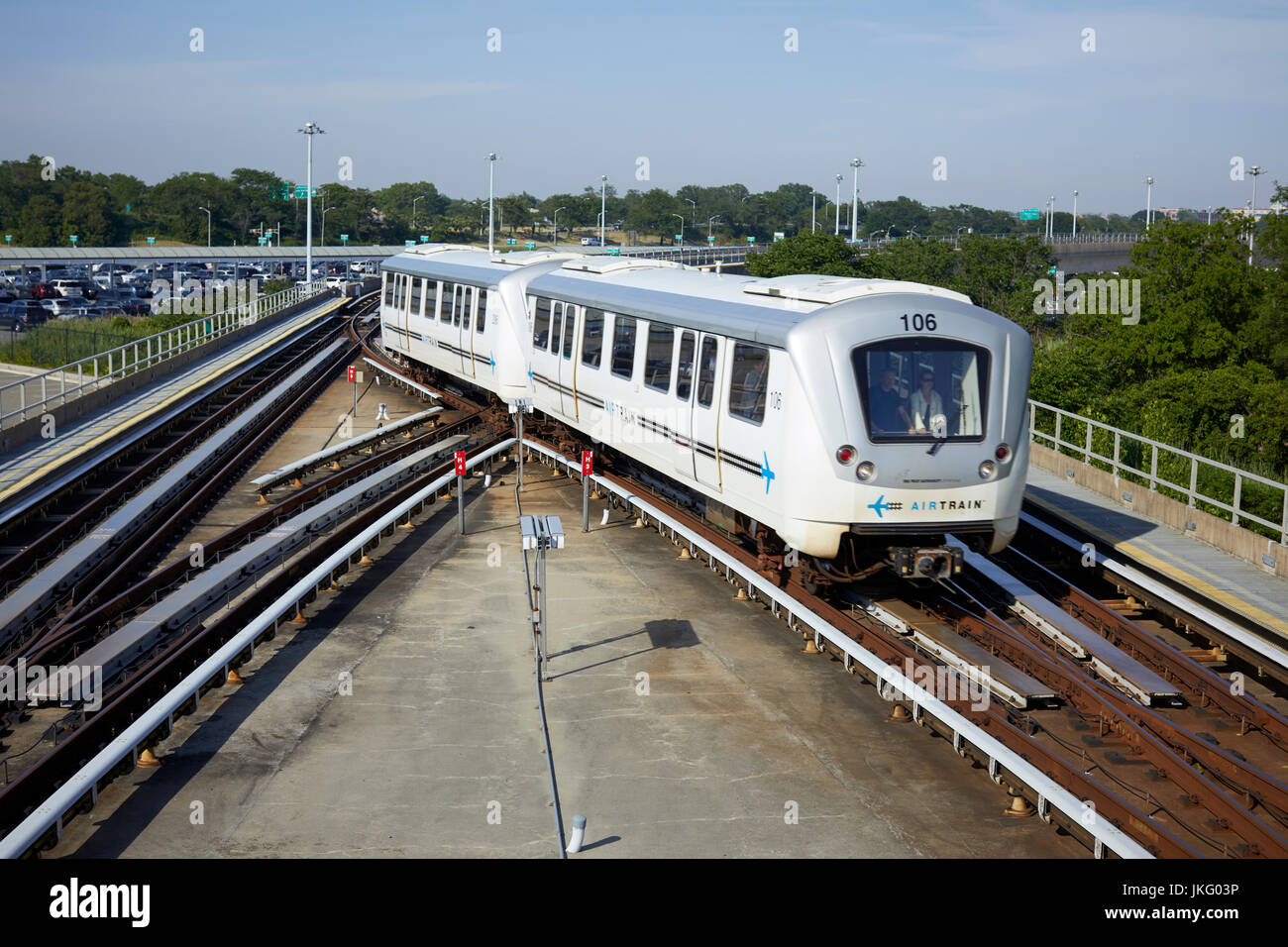 New York City, Manhattan, United States, Howards Beach Air train ...