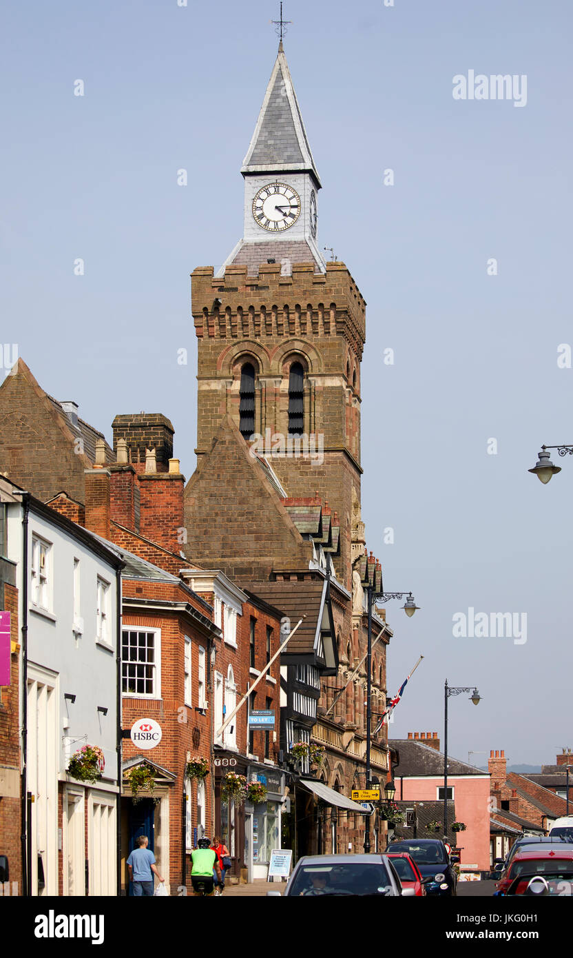The historic clock tower town hall completed 1866, Congleton Town ...