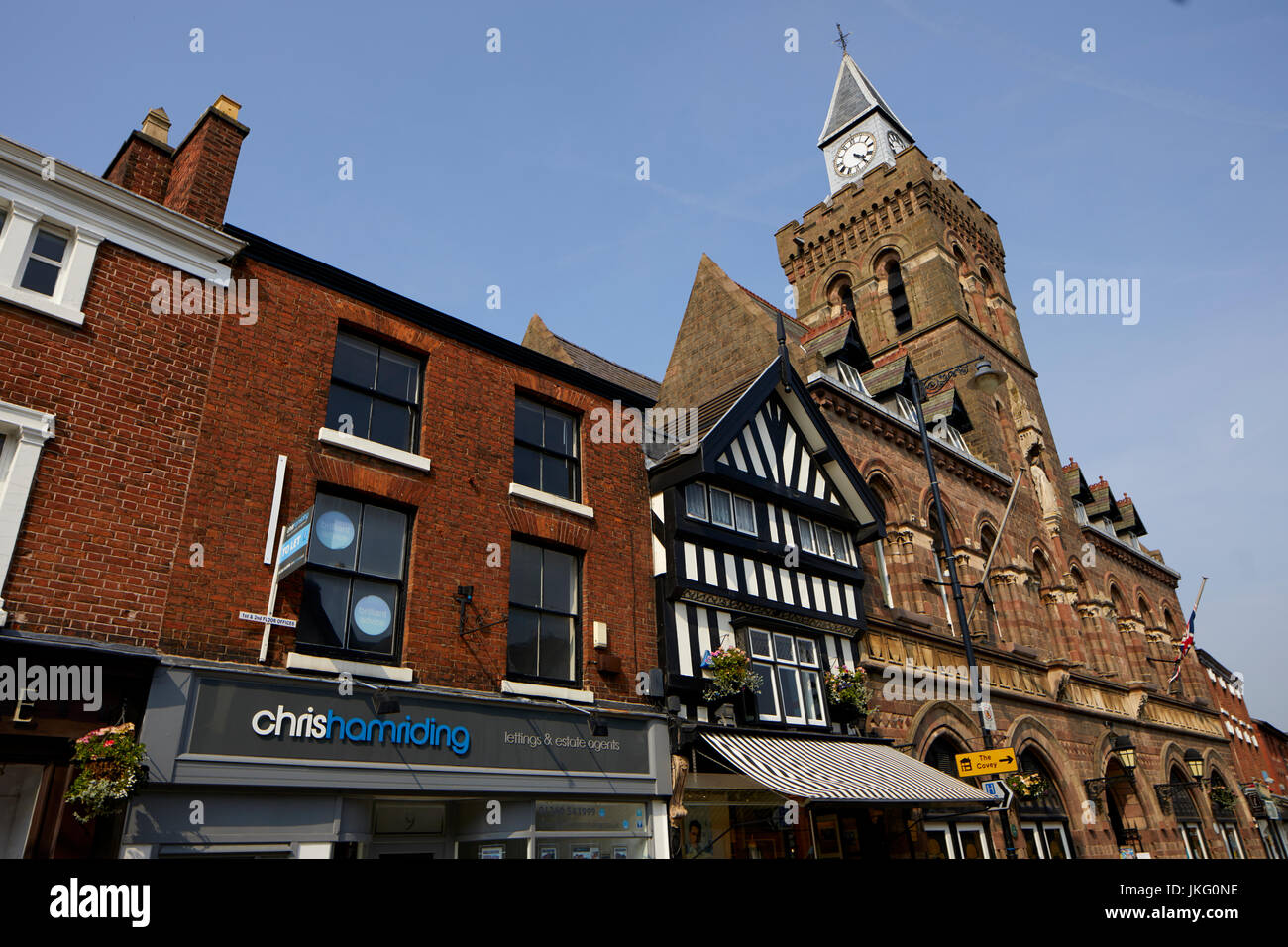 The historic clock tower town hall on High Street completed 1866 ...