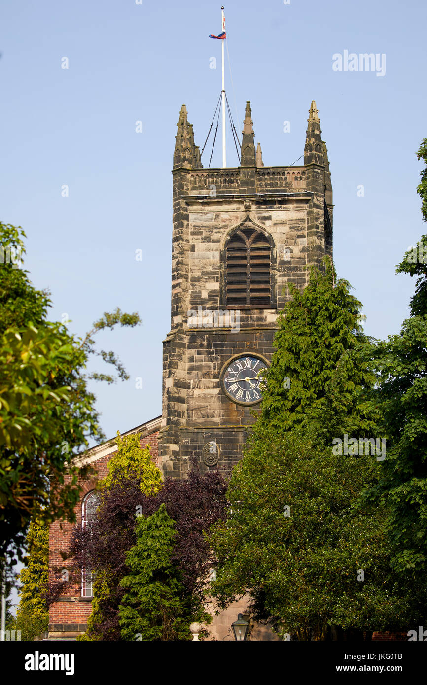Red brick with stone dressing neoclassical St Peter's Church grade I ...
